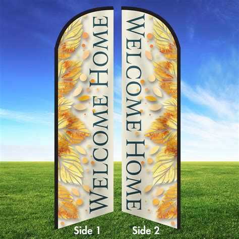 Autumn Gold Double Sided Feather Flag Kit