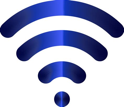 Clipart Wireless Signal Icon Enhanced 6