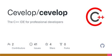 Github Cevelopcevelop The C Ide For Professional Developers