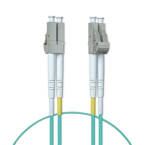 Lc To Lc Fibre Patch Cable 1m Om3 Leads Multimode Duplex 50125 Fiber
