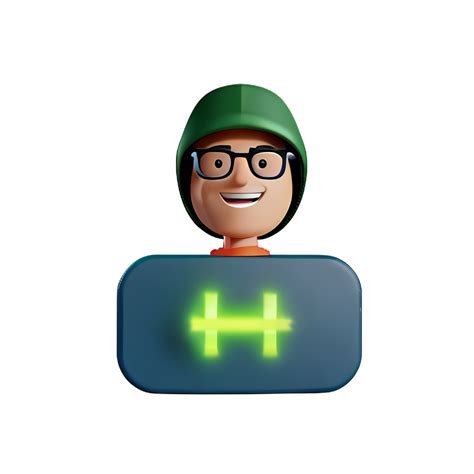 Hacker 3d Rendering Icon Illustration 28577098 Png