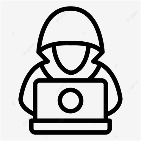 Hacker Vector Icon Design Illustration Hacker Criminal Security Png And Vector With