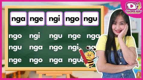 Matutong Bumasa Ng Abakada Part9 Nga Nge Ngi Ngo Ngu Teacher Marj