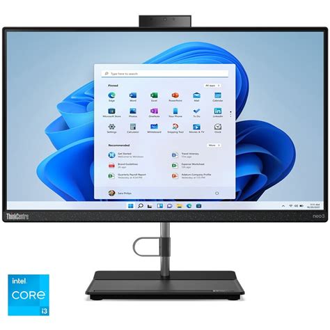 Sistem All In One Pc Lenovo Thinkcentre Neo A Inch Fhd Ips Cu Procesor Intel Core I
