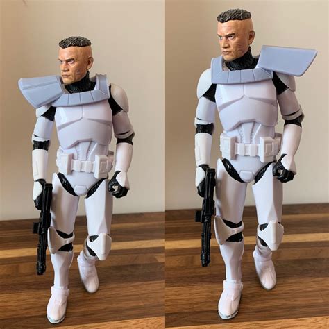 Howzer And Grey Clone Trooper Pauldrons 112 Scale Etsy