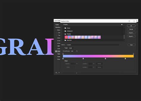 Create Gradient Text In Photoshop