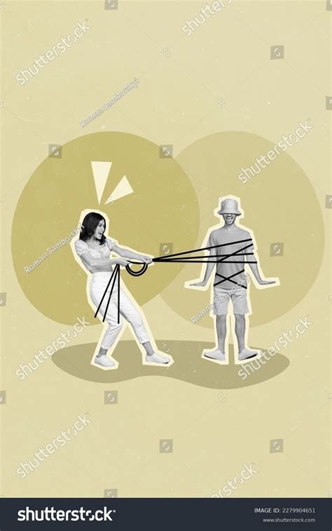 Poster Banner Collage Strong Woman Trap Stock Photo 2279904651 Shutterstock