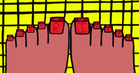 [ 359] Ruby Rivets On Rubys Toes By Fetishmuffin On Deviantart