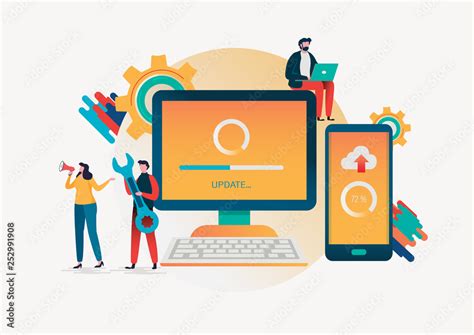 system update people update operation computing installation program