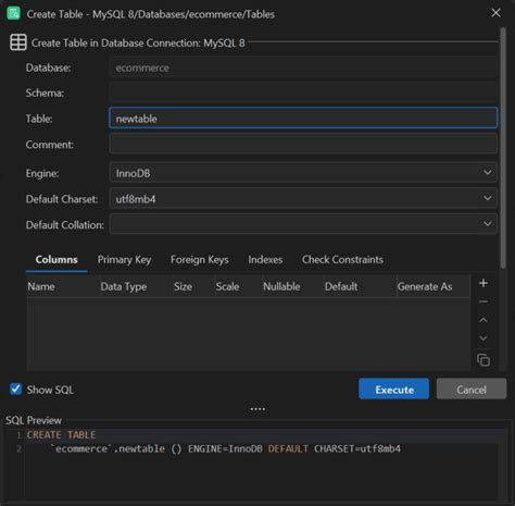 A Guide To The Sql Create Table Statement