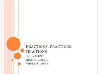 PPT FRACTIONS PowerPoint Presentation Free Download ID 9386291