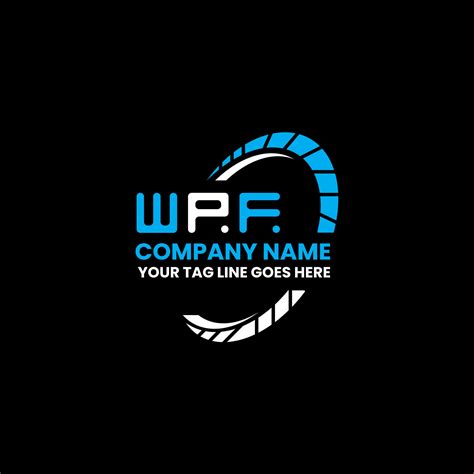 Wpf Letter Logo Vector Design Wpf Simple And Modern Logo Wpf