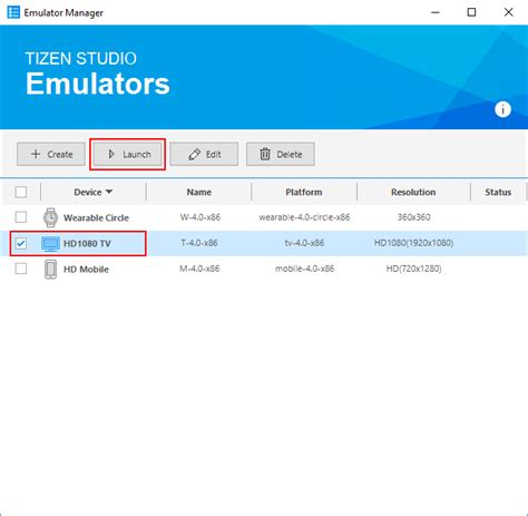 Create Your First Tizen TV Web Application Tizen Docs