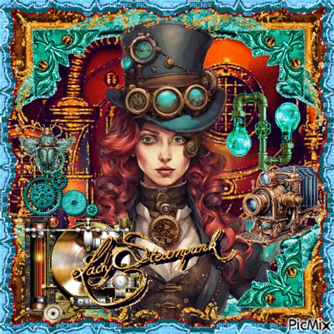 Lady Steampunk Free Animated  Picmix