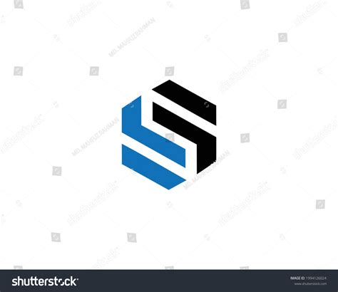 Fs Sf Ff Logo Shaped Business стоковая векторная графика без лицензионных платежей