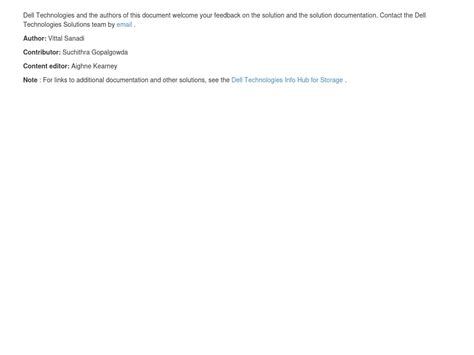 We Value Your Feedback Integrated Copy Data Management Icdm With Dell Powerflex And Apex