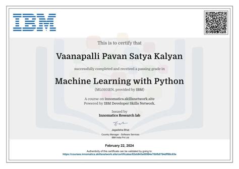 Vaanapalli Pavan Satya Kalyan On Linkedin Machinelearning Artificialintelligence