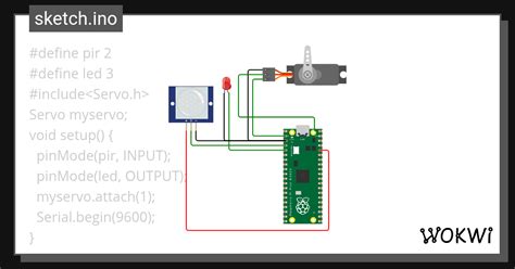 Automatic Door Opening System Wokwi Esp32 Stm32 Arduino Simulator