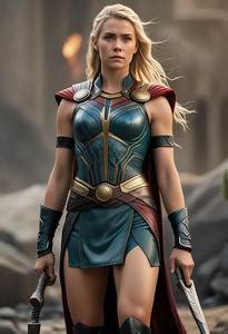 Thor Ragnarok Valkyrie Cosplay Face Swap ID 2761967