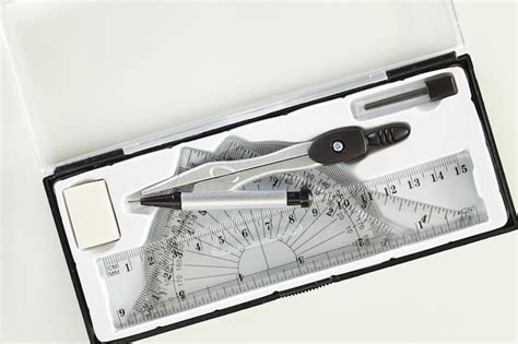 Premium Photo Close Up Of Drawing Compass