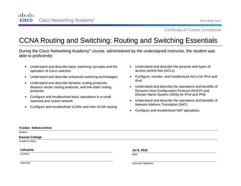 Ccna Routing And Switching Routing And Switching Essentials Ppt