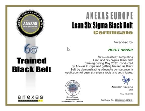 Mohit Anand On Linkedin Sixsigmablackbelt