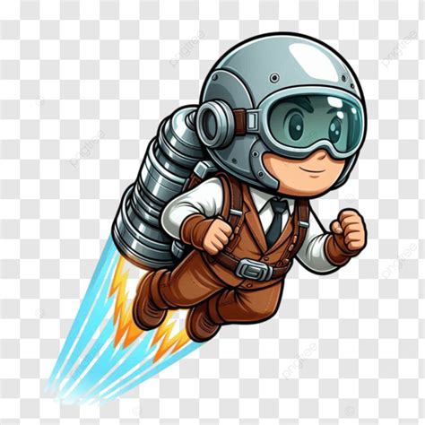 투명한 배경의 공간에서 제트팩 비행 여행을 보여주는 3d 그림 우주에서 제트팩 비행 여행을 보여주는 3d 그림 투명한 배경에 우주 Png 일러스트 및 이미지 에 대한