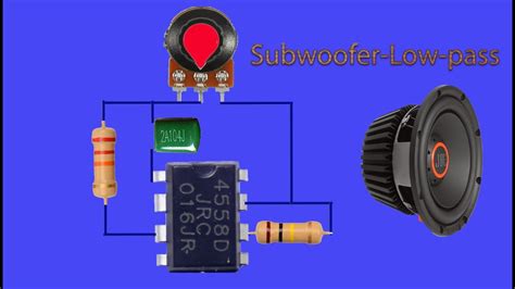 Subwoofer Low Pass Filter Circuit Diagram 4558 How To Make Subwoofer Bass Amplifier With 4558