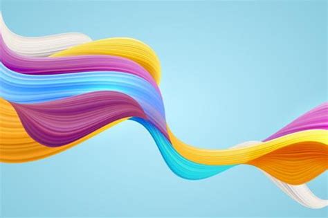 색상 흐름 배경 벡터 일러스트 레이 션 Eps Uidownload