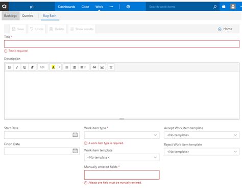 Bug Bash Manager Visual Studio Marketplace