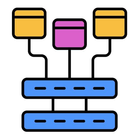 Premium Vector Data Modelling Flat Illustration