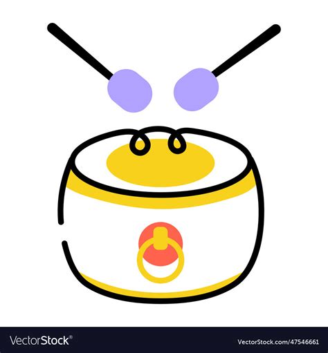 Drum Beat Royalty Free Vector Image Vectorstock