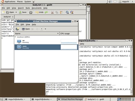 Kvmとlibvirtvirsh Virt Install Virt Manager を使った仮想マシンのインストール