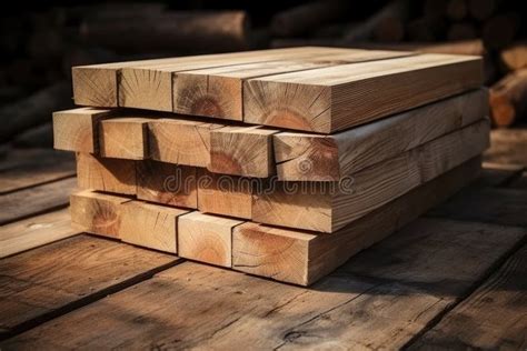 Wooden Lumber Industrial Wood Timber Pine Wood Timber Stock