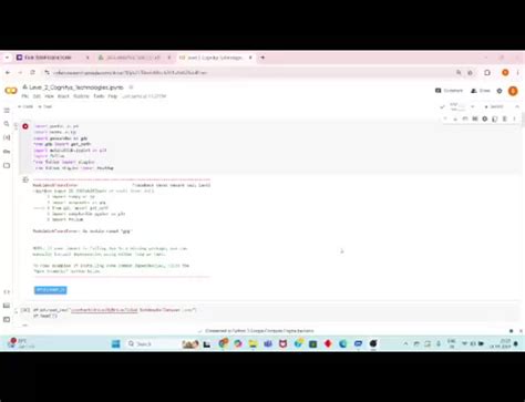 Data Analysis Intern At Cognifyz Sachin Pandey Posted On The Topic