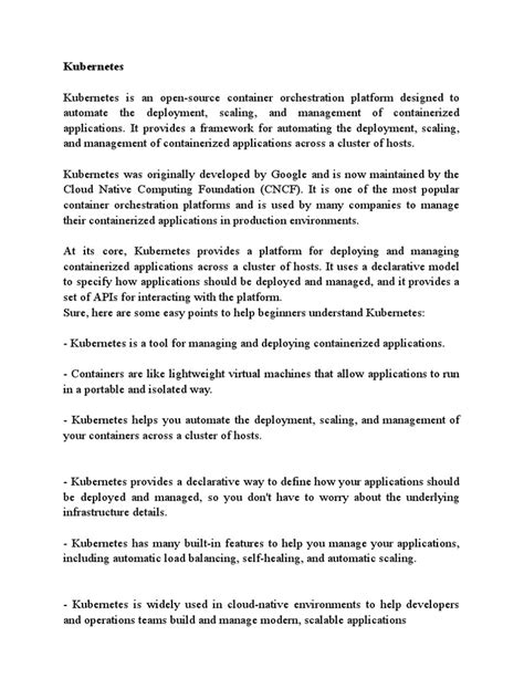 Kubernets Pdf Cloud Computing Computer Network