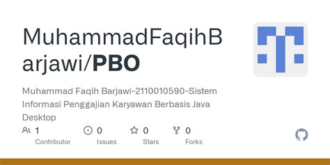 Github Muhammadfaqihbarjawipbo Muhammad Faqih Barjawi 2110010590 Sistem Informasi Penggajian
