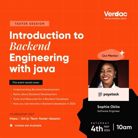 Verdactech Backenddevelopment Techevent Techcommunity Verdac Tech