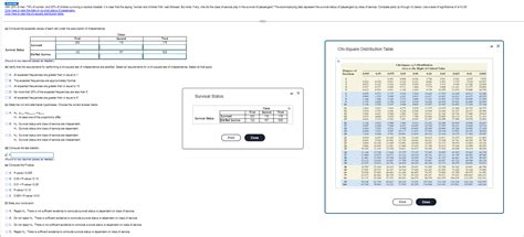 Solved A Compute The Expected Values Of Each Cell Under