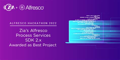 Zias Alfresco Process Services Sdk 2x Awarded As Best Project At Alfresco Hackathon 2022