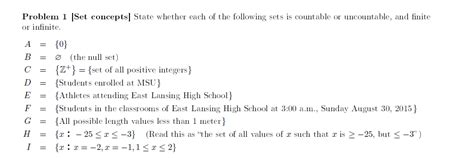 Solved Problem 1 Set Concept State Whether Each Of The Chegg Com