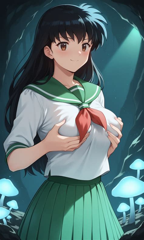 Rule 34 1girls Ai Generated Big Breasts Black Hair Breast Grab Breasts Brown Hair Cave Curvy