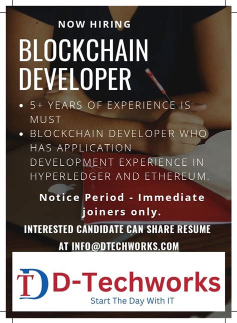 Damodar Nahak On Linkedin Were Hiring Blockchain Developer For Pune Location