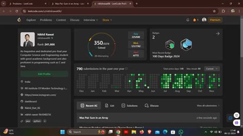 Codingjourney Leetcode Problemsolving Milestoneachieved