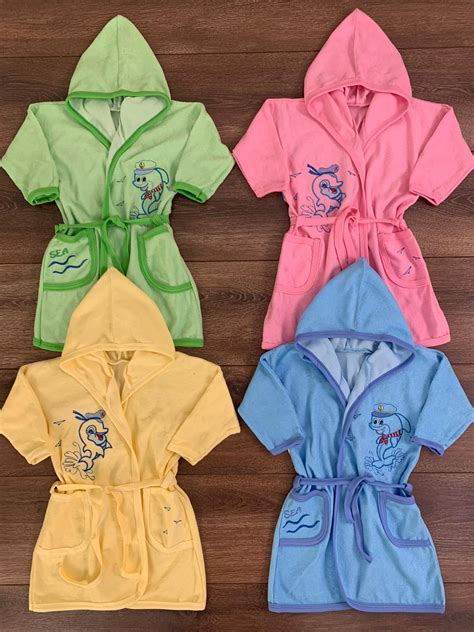 Банный ясельный халат артикул 1411 в интернет магазине трикотажа Лули Халаты зимние