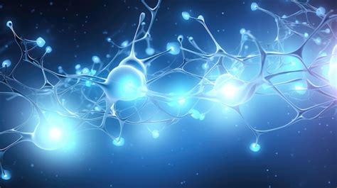 Premium Ai Image Glowing Blue Neural Link Brain Connections