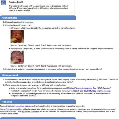 Description Of The Bristol Tongue Tie Assessment Tool Btat And The Download Table