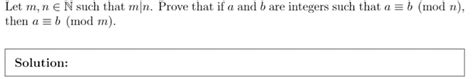 Solved Let Mn E N Such That Min Prove That If A And B Are