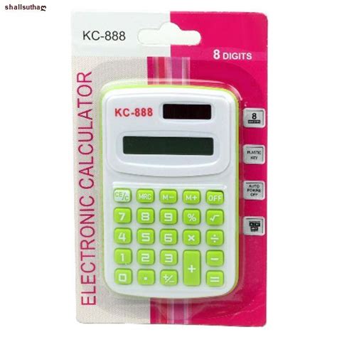 จัดส่งในพื้นที่ประเทศไทยเครื่องคิดเลขขนาดเล็ก เครื่องคิดเลขพกพา เครื่องคิดเลข8หลัก เครื่องคิดเลข
