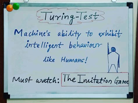 Turingtest Artificialintelligence Ai Machinelearning